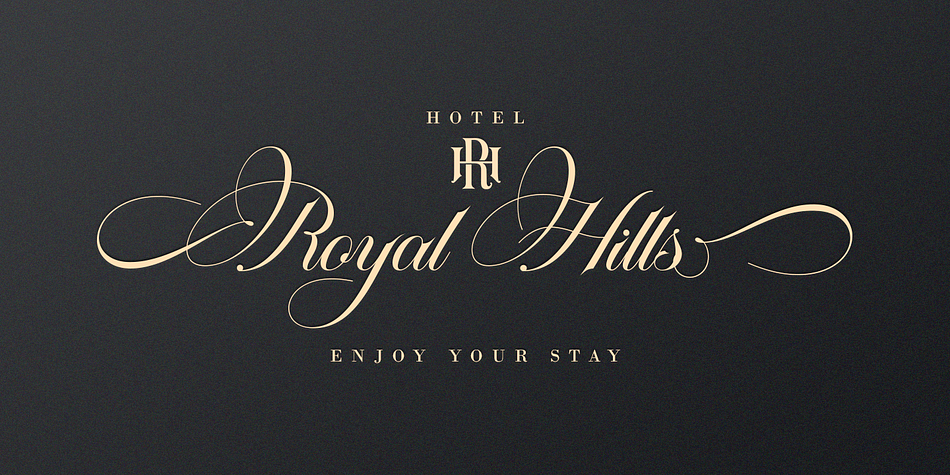 Platinum Script Font