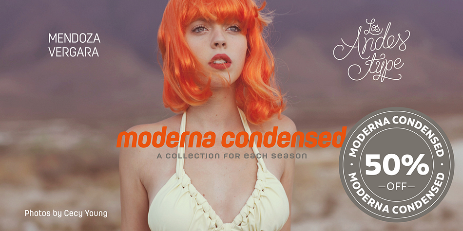 Moderna Condensed Font