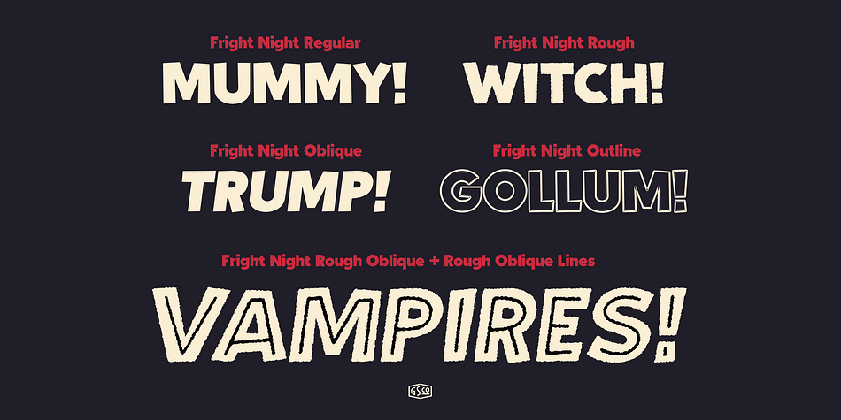 Fright Night Font