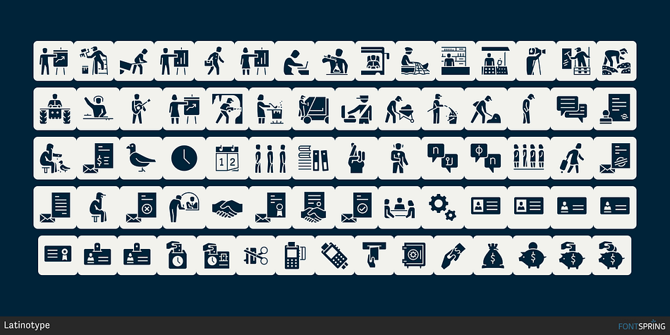 Informative Symbols Font