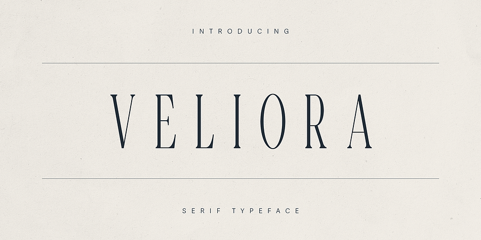 Veliora Font