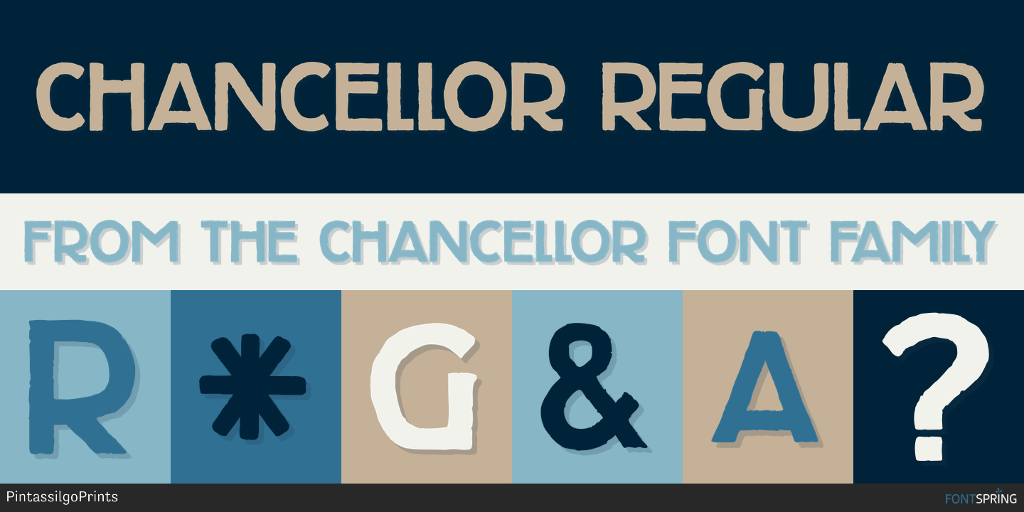 Fonts similar to Chancellor