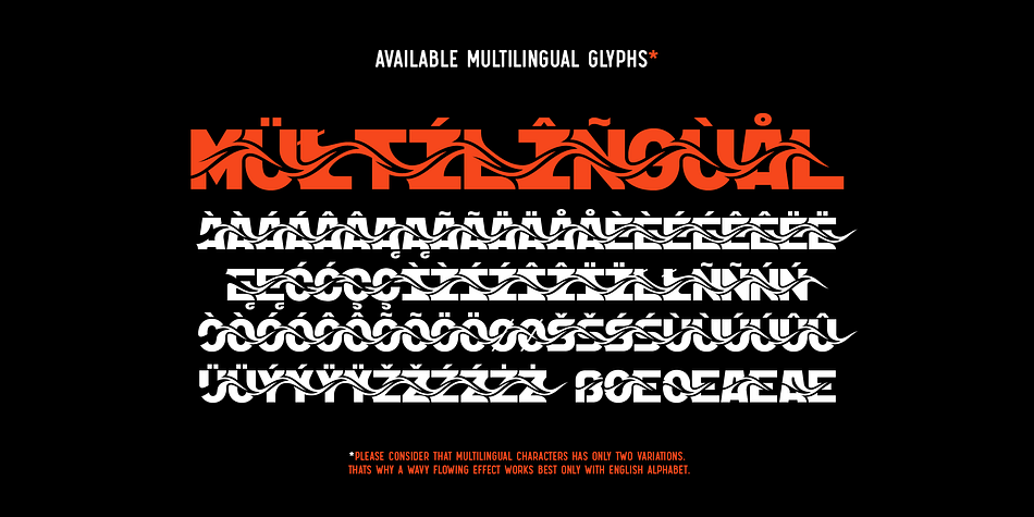 Wave Burn Font