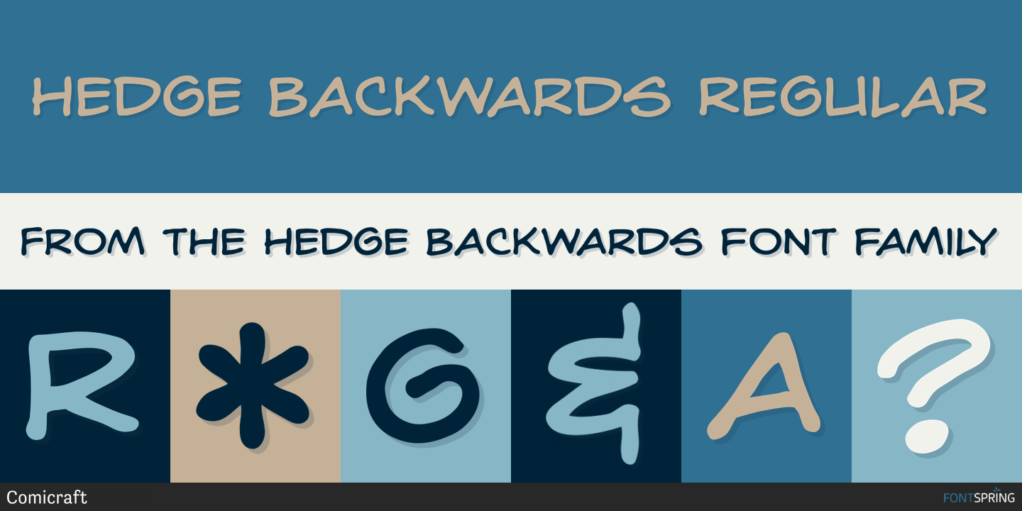 Fonts similar to Hedge Backwards
