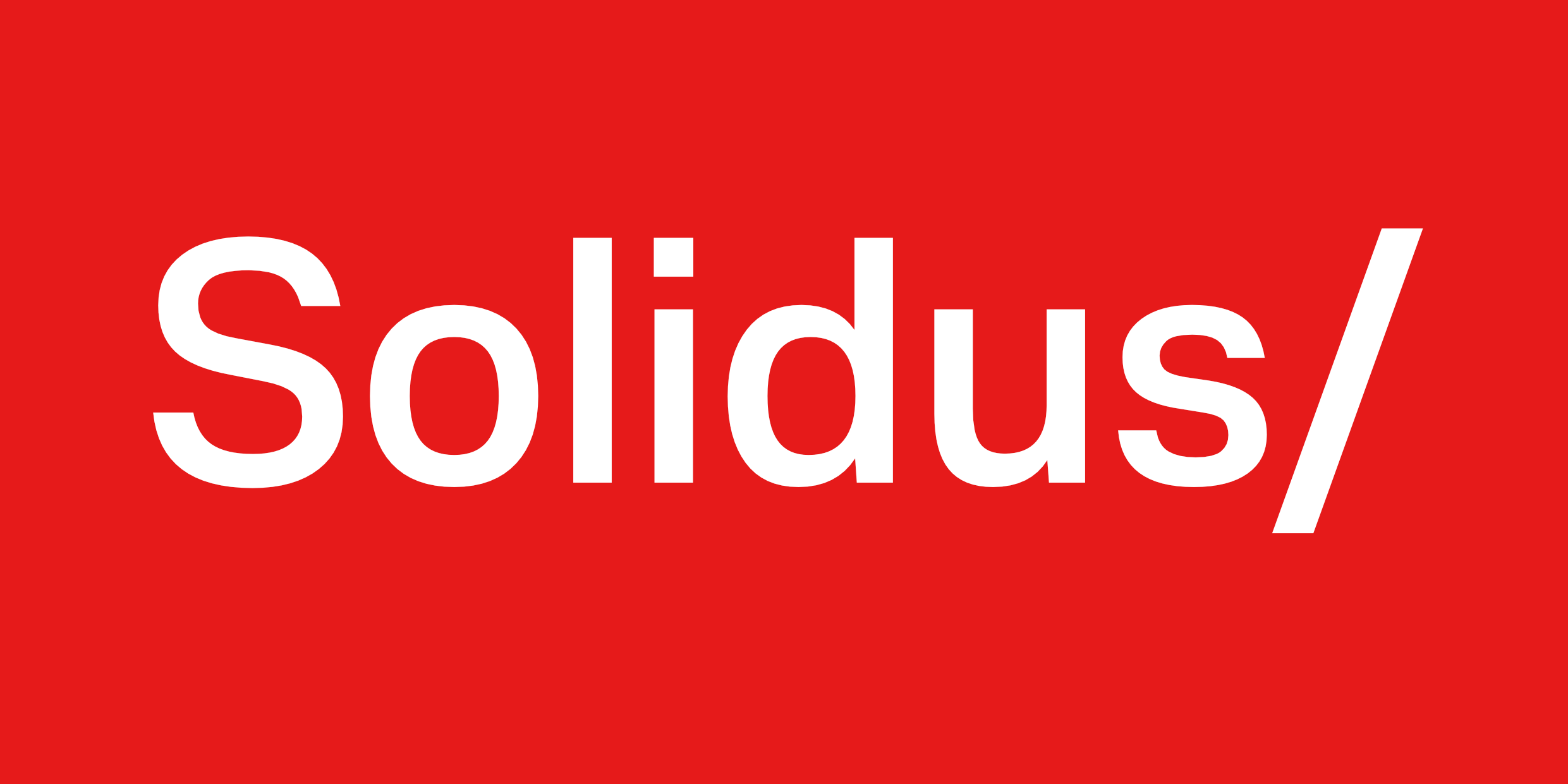 Solidus Font