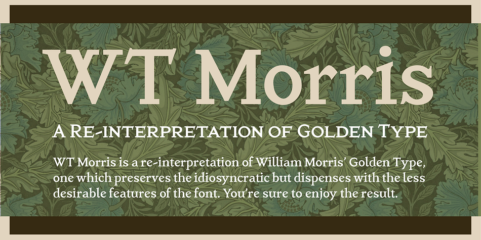 WT Morris Roman Font