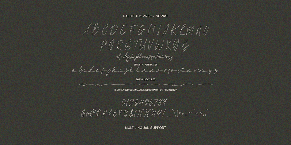 Hallie Thompson Font