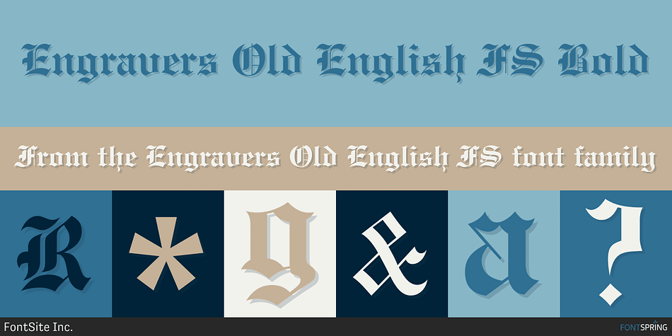 Engravers Old English FS Font