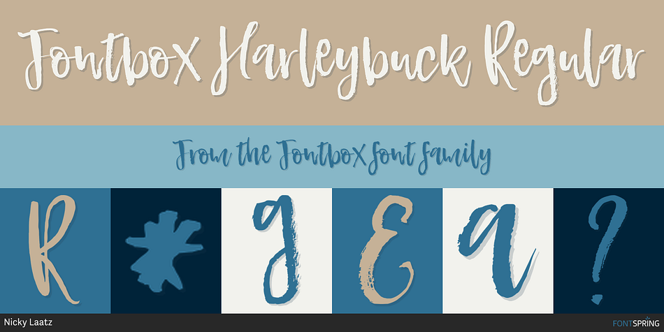 Fontbox Harleybuck Regular Font