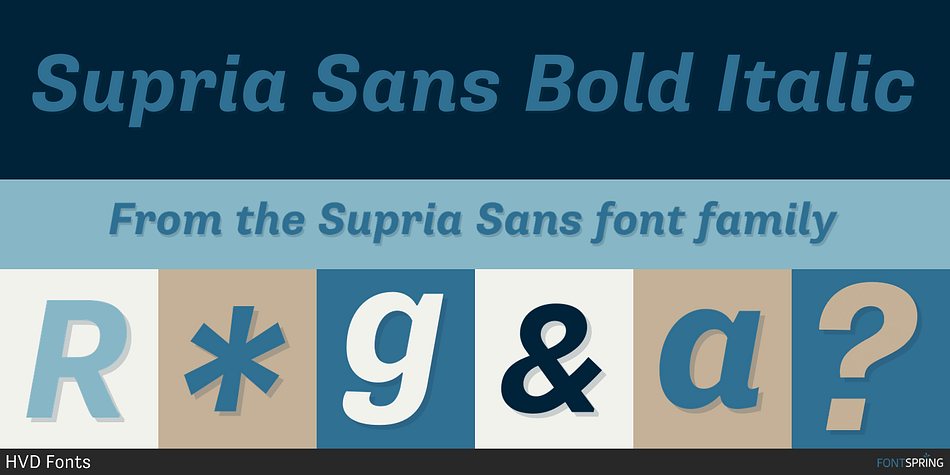 Supria Sans Font