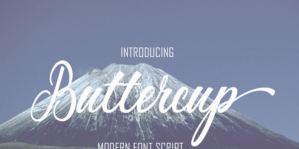 Buttercup Script Font