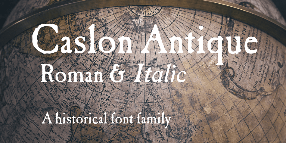 Caslon Antique, GT Font