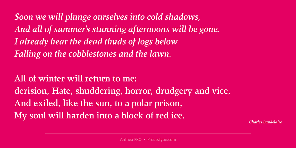 Anthea PRO Font