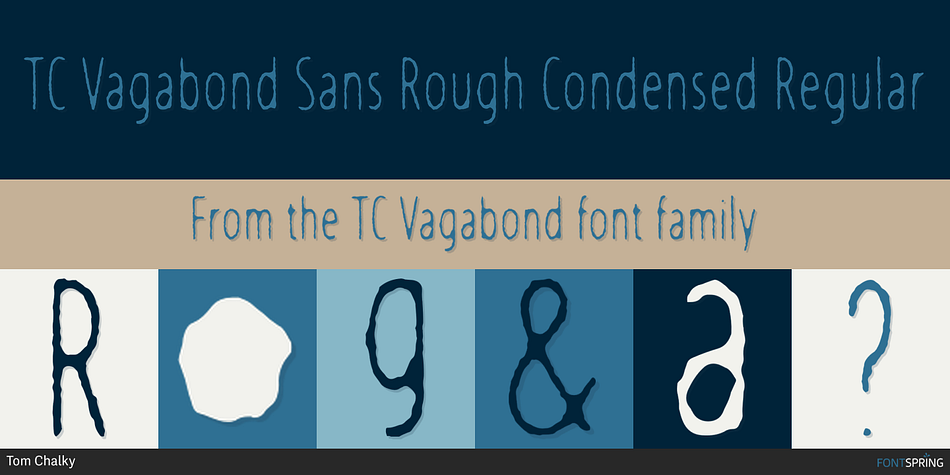 TC Vagabond Sans Rough Condensed Regular Font