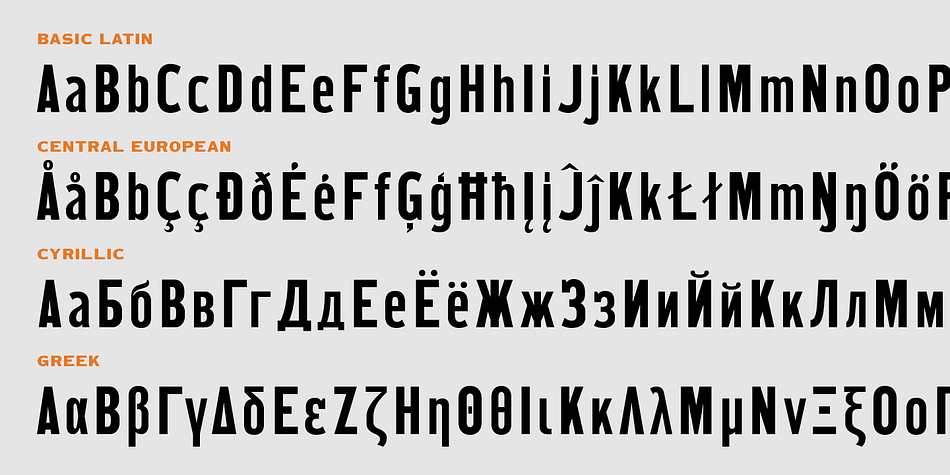 HWT Unit Gothic Font