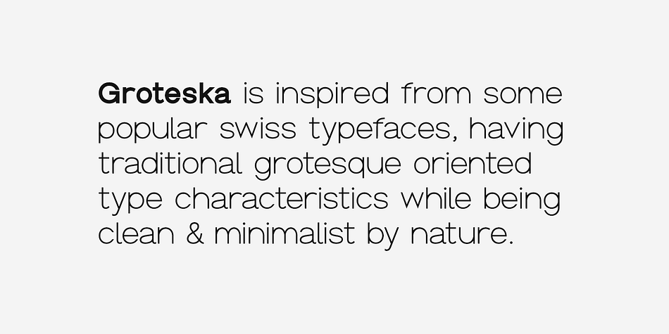 Groteska Font