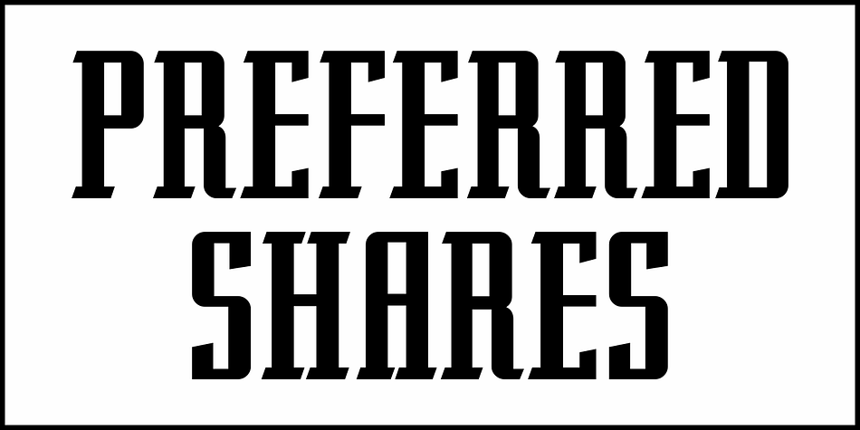 Preferred Shares JNL Font