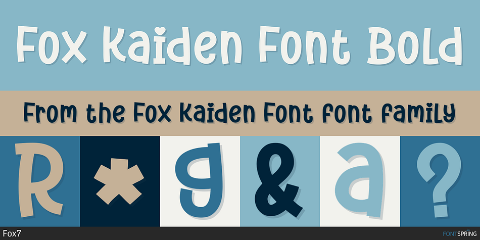 Fox Kaiden Font Bold Font