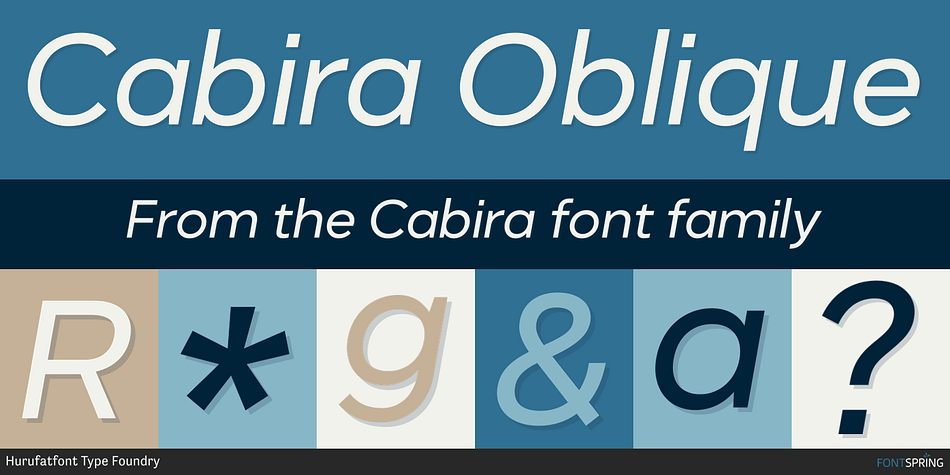 Cabira Oblique Font