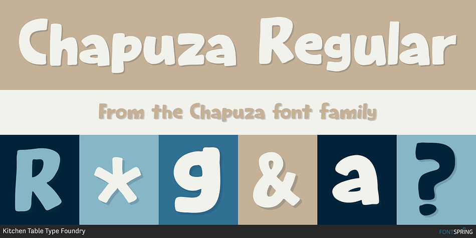 Chapuza Regular Font
