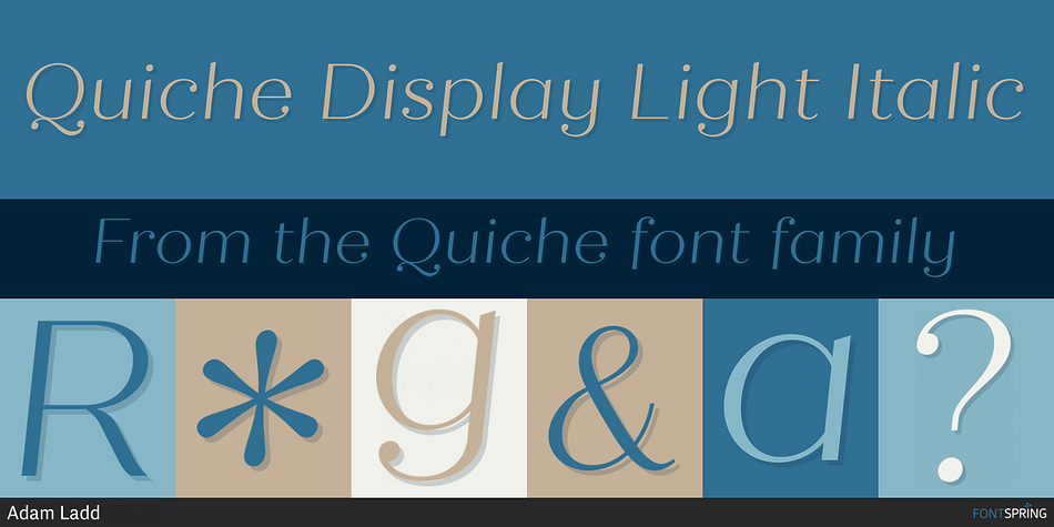 Quiche Display Font