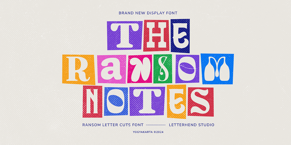 The Ransom Notes Font