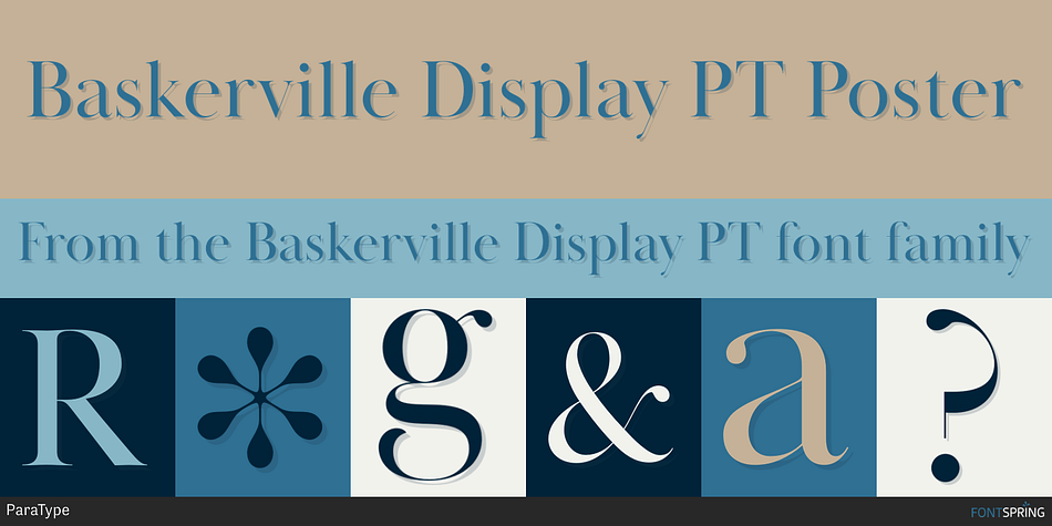 Baskerville Poster PT Font