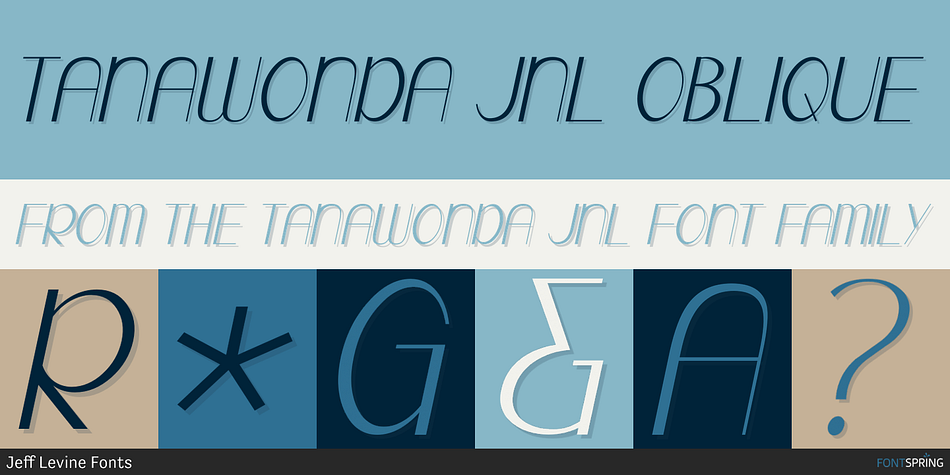 Tanawonda JNL Font