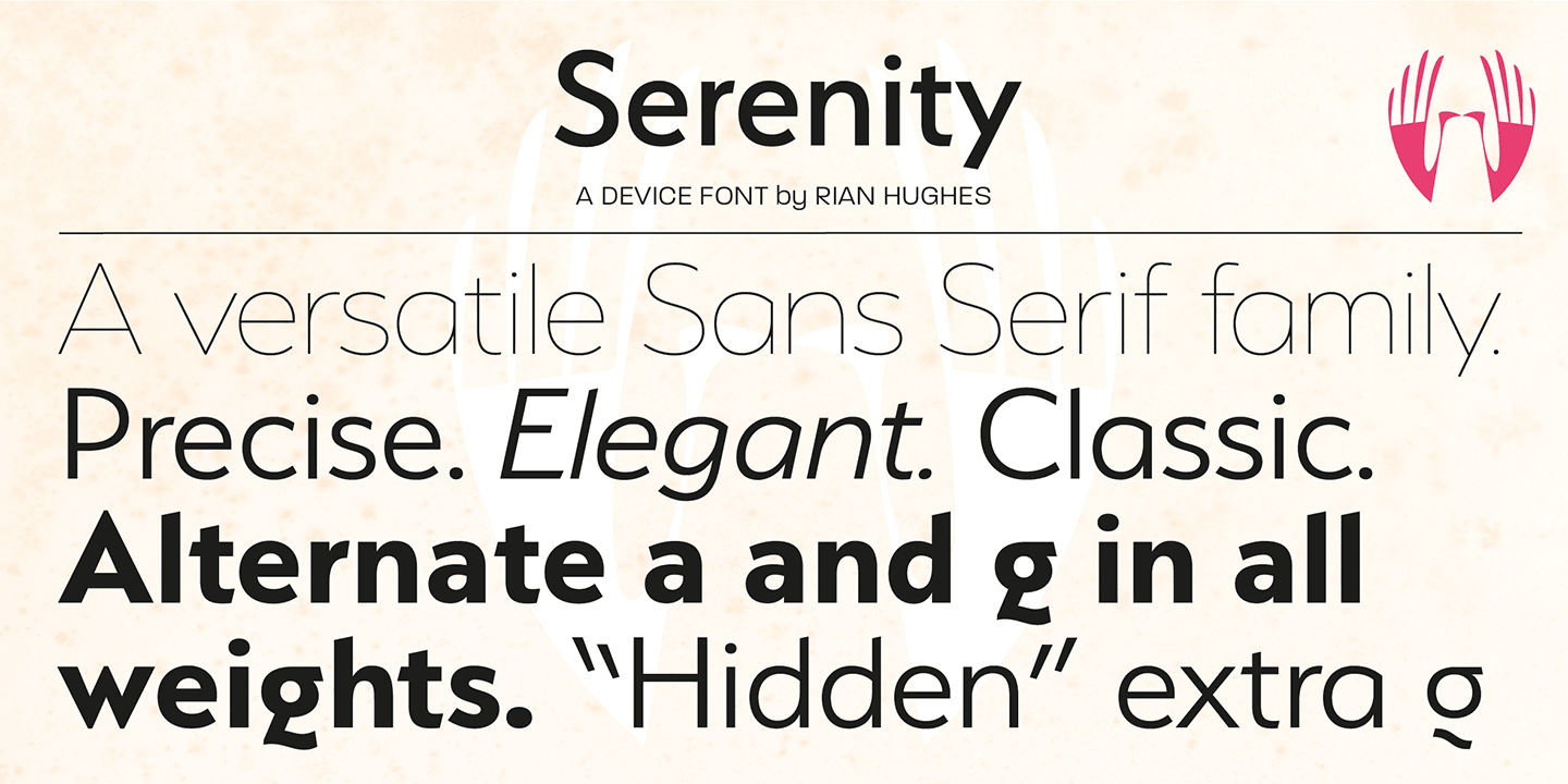 Serenity Font
