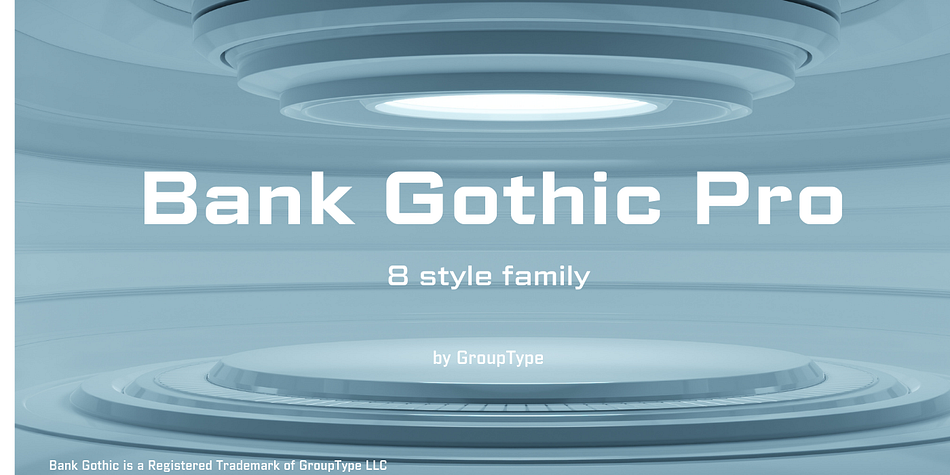 Bank Gothic GT Font Family by FontHaus - Fontspring