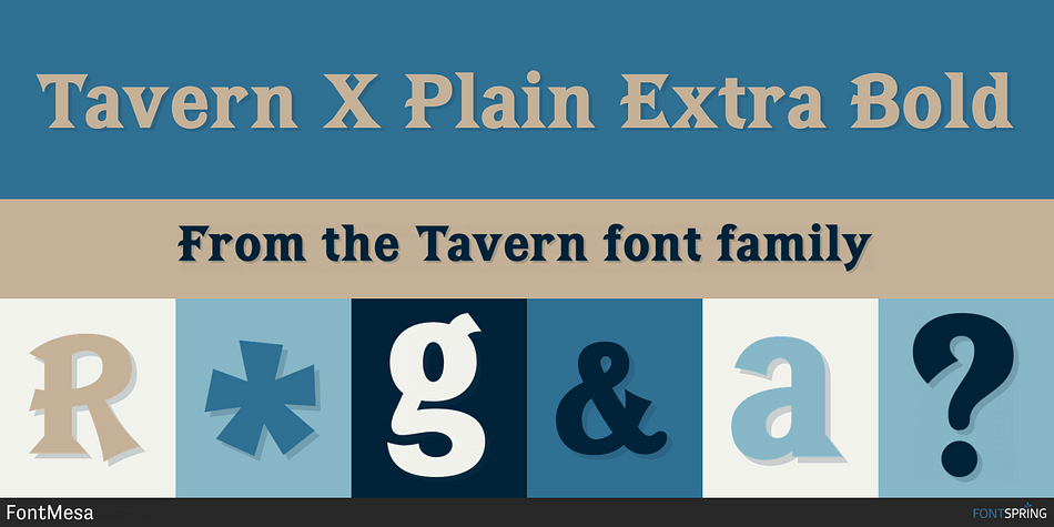 Tavern X Set Font