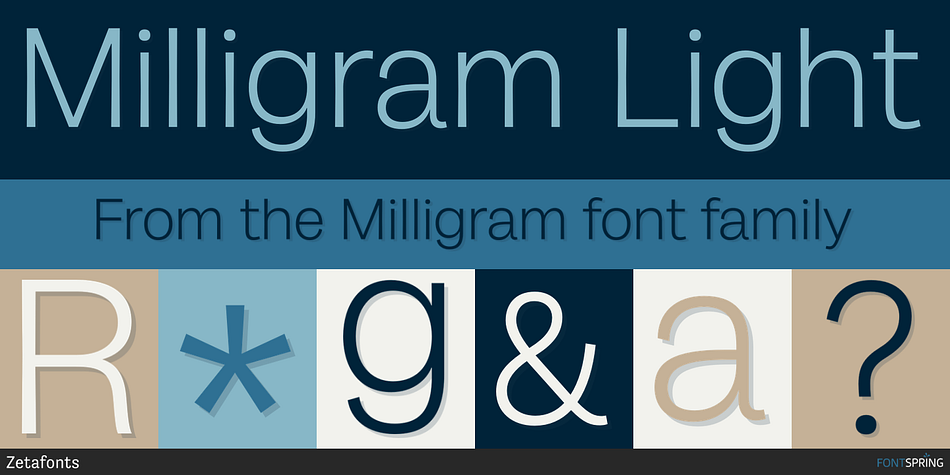 Milligram Regular Font