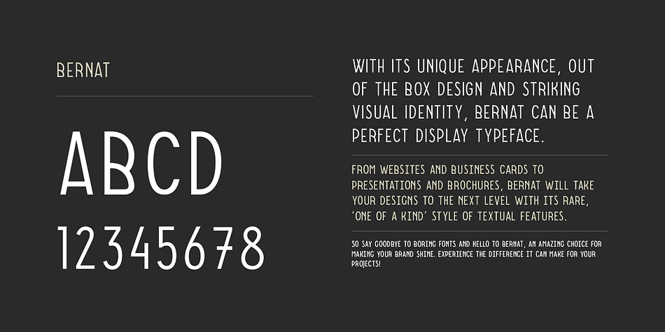 BERNAT Font