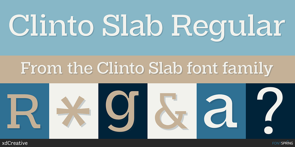 Clinto Slab Regular Font