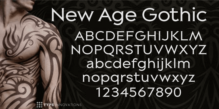 New Age Gothic Font