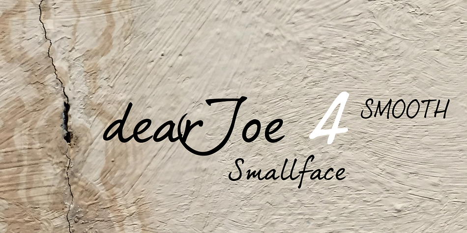 dearJoe 4 Smooth Family by JOEBOB Graphics - Fontspring