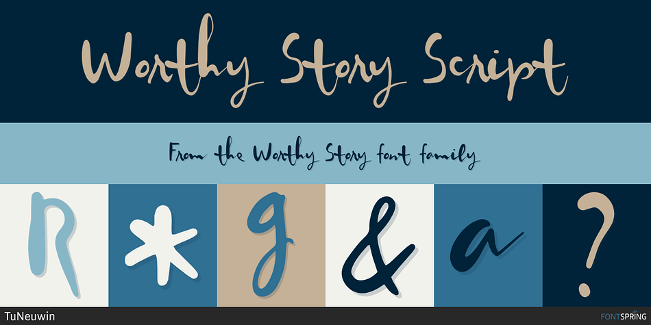 Worthy Story Script Font