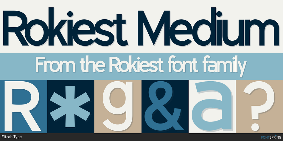 Rokiest Medium Font