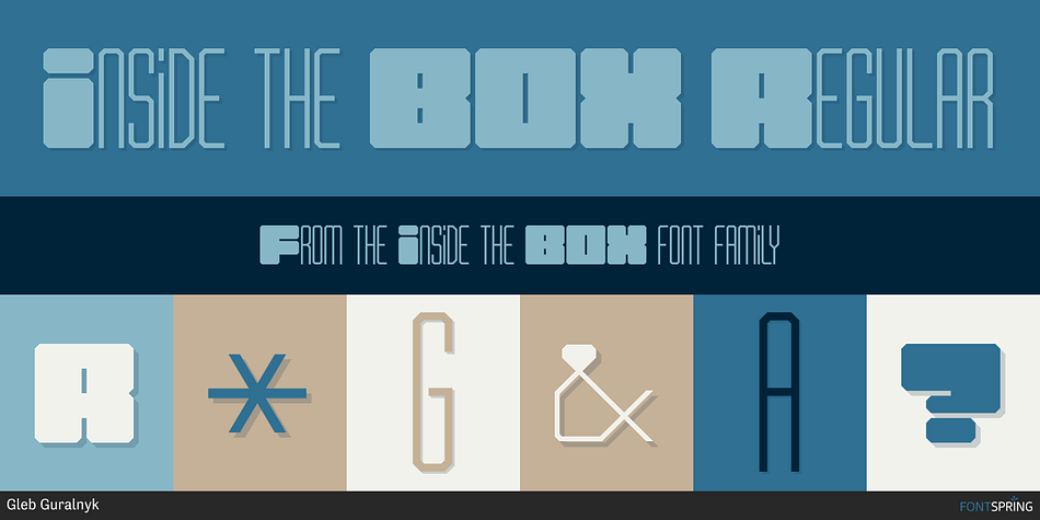 Inside the BOX Regular Font
