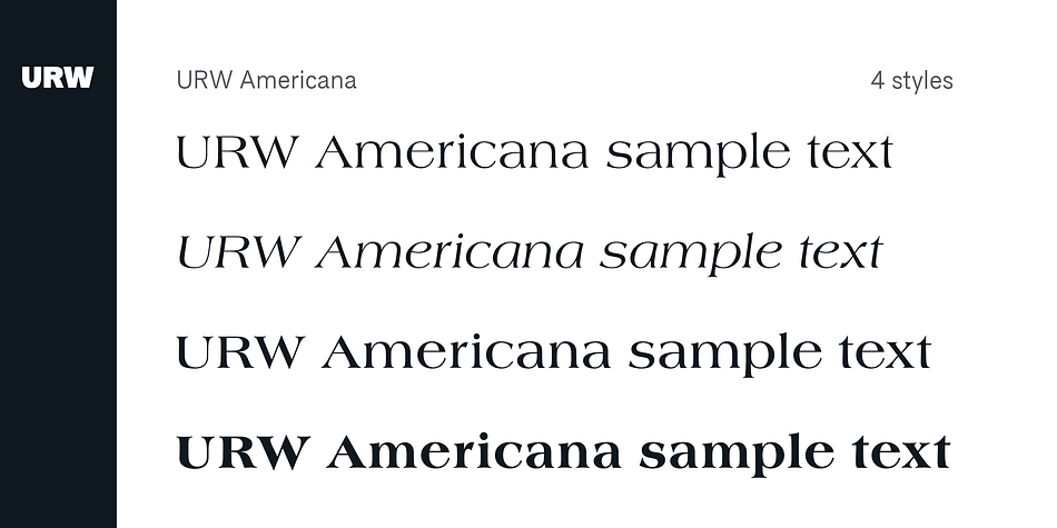 URW Americana Font