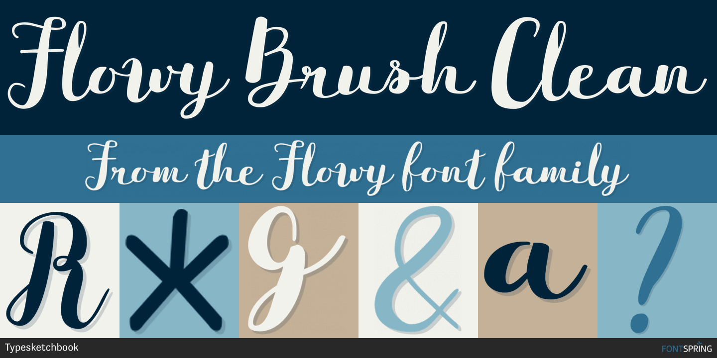 Fonts similar to Flowy