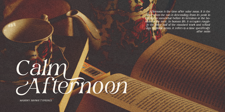 Mahony Browns Font