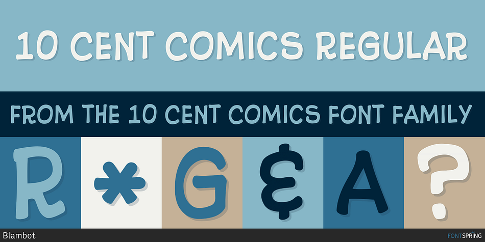 10 Cent Comics Font