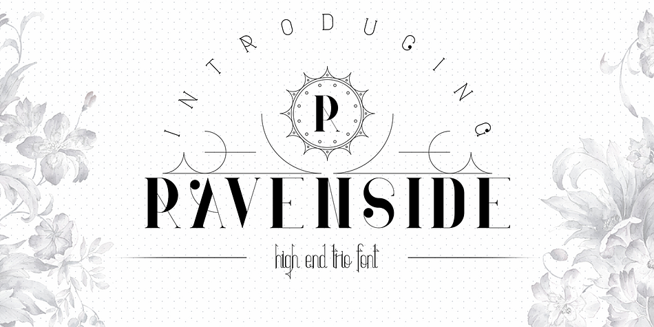 Ravenside-high End Trio Font Linked Light??Thin Font