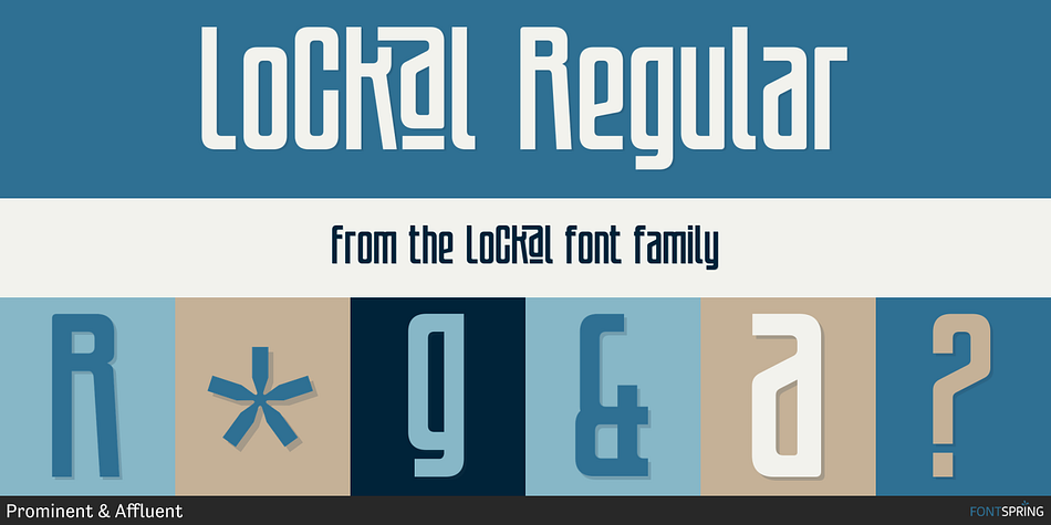 Lockal Regular Font