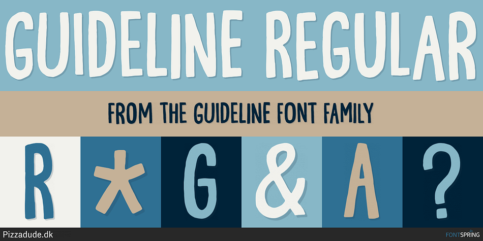 Guideline Regular Font