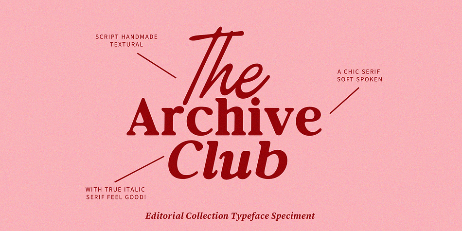 Editorial Collection Font Duo Font