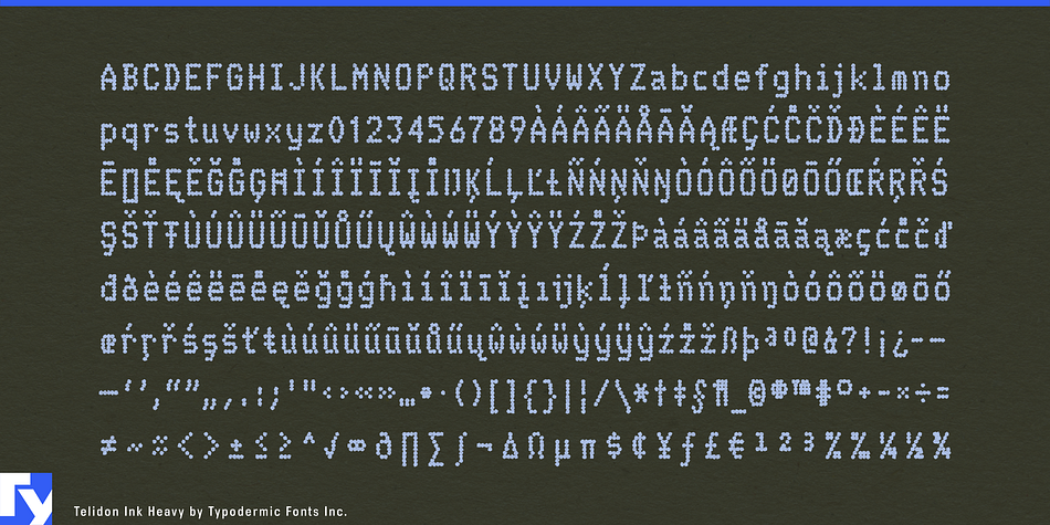 Telidon Ink Font