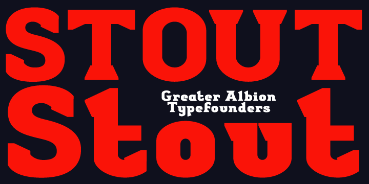 Stout Font