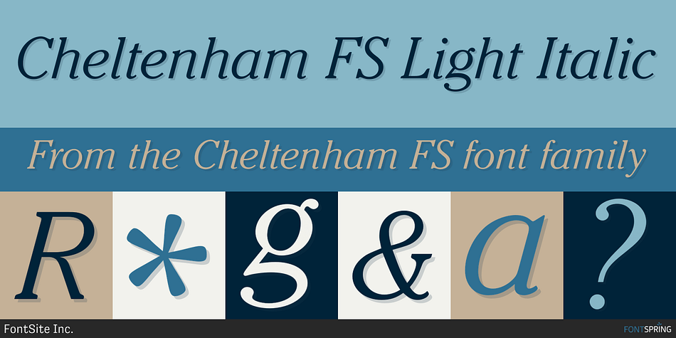 Cheltenham FS Font